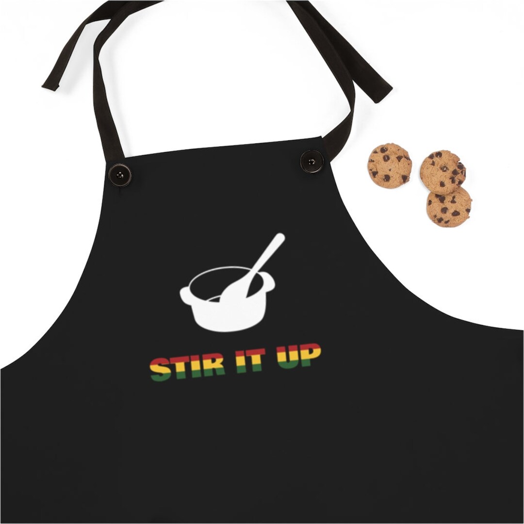 Rasta Pot Apron - Stir It up Cooking Apron - Reggae Colors - Etsy
