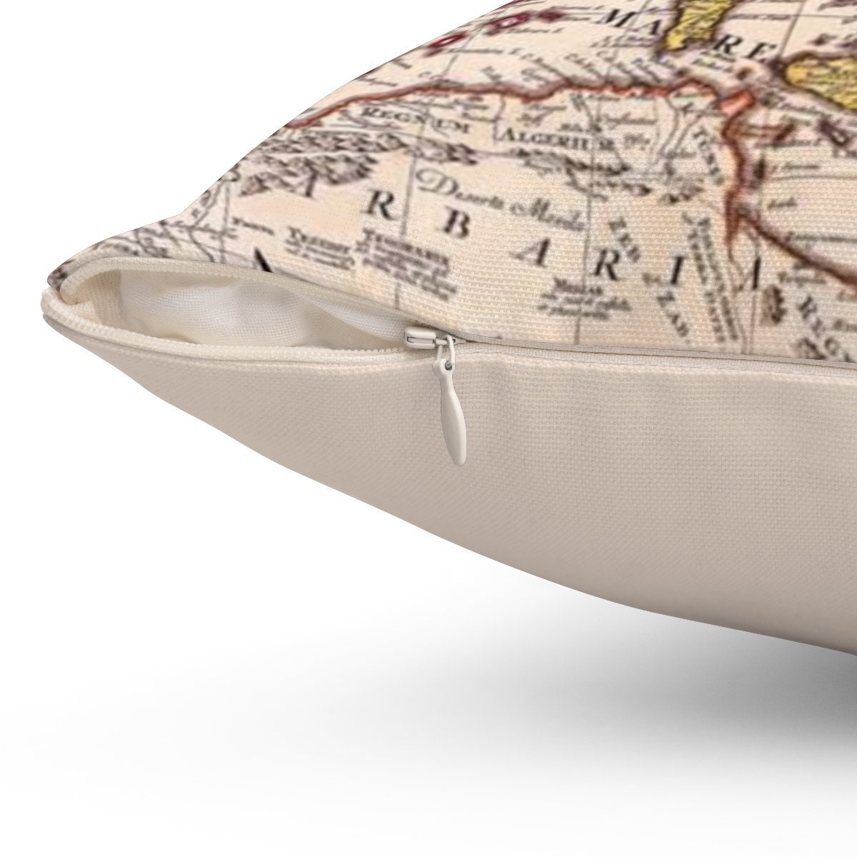 Vintage Map Pillow Historic Europe Map Square Throw Pillow - Etsy