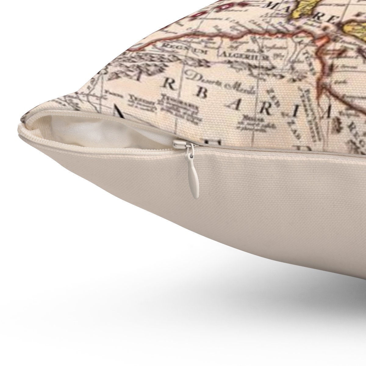 Vintage Map Pillow Historic Europe Map Square Throw Pillow - Etsy