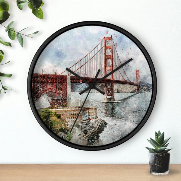 Golden Gate Bridge Clock - Etsy