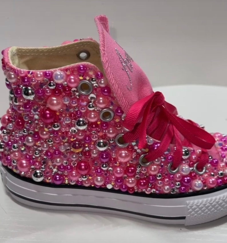 Shades of Pink Custom Converse - Etsy