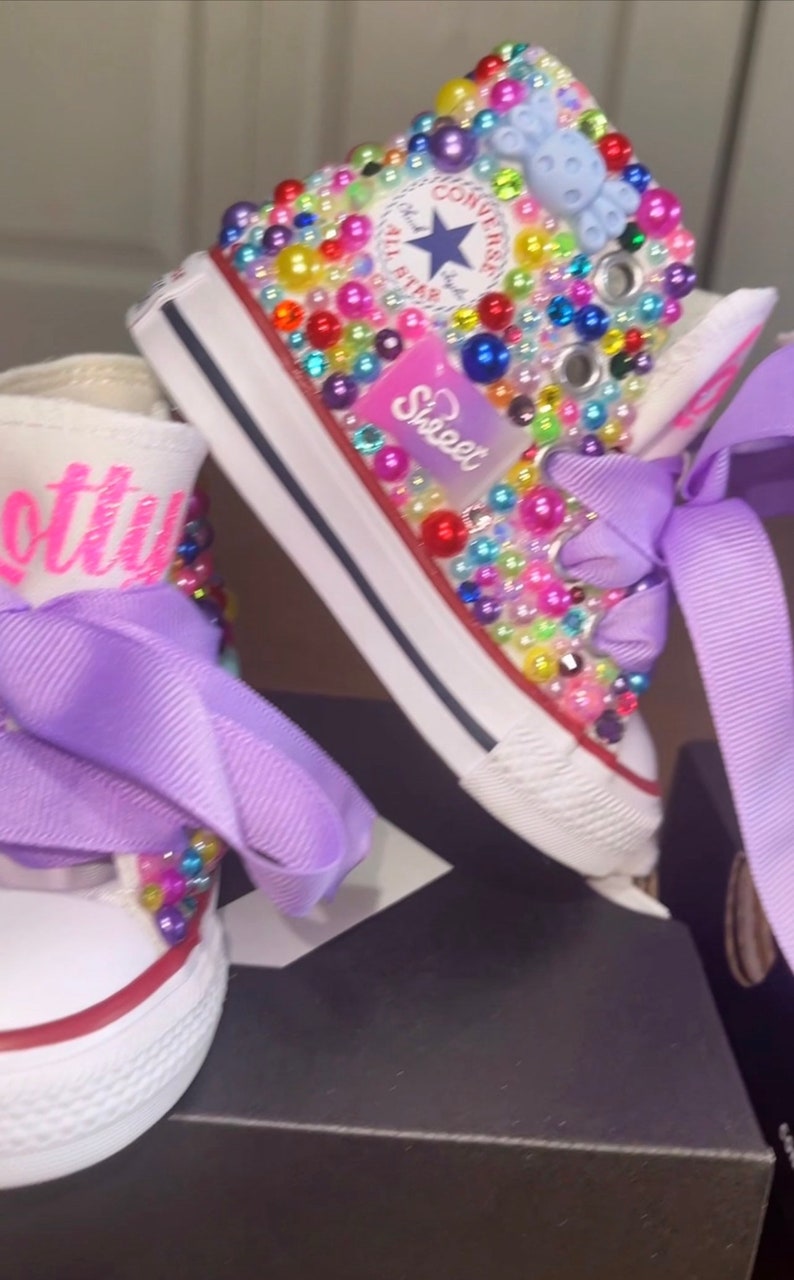 Candy Themed Converse - Etsy