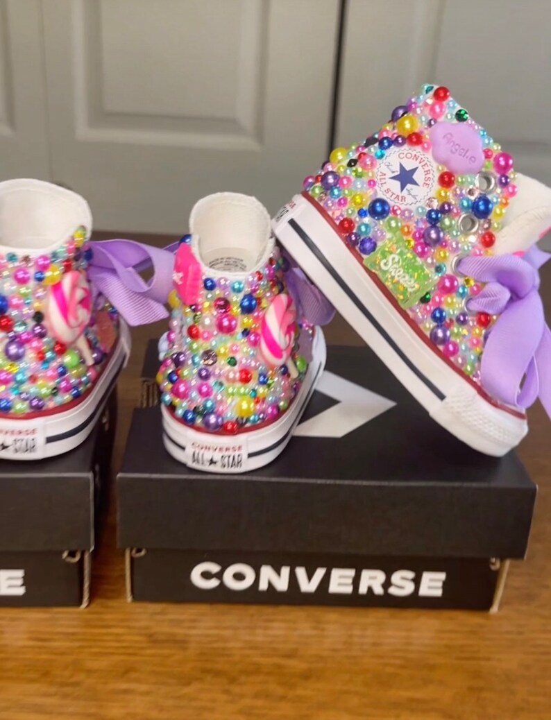 Candy Themed Converse - Etsy