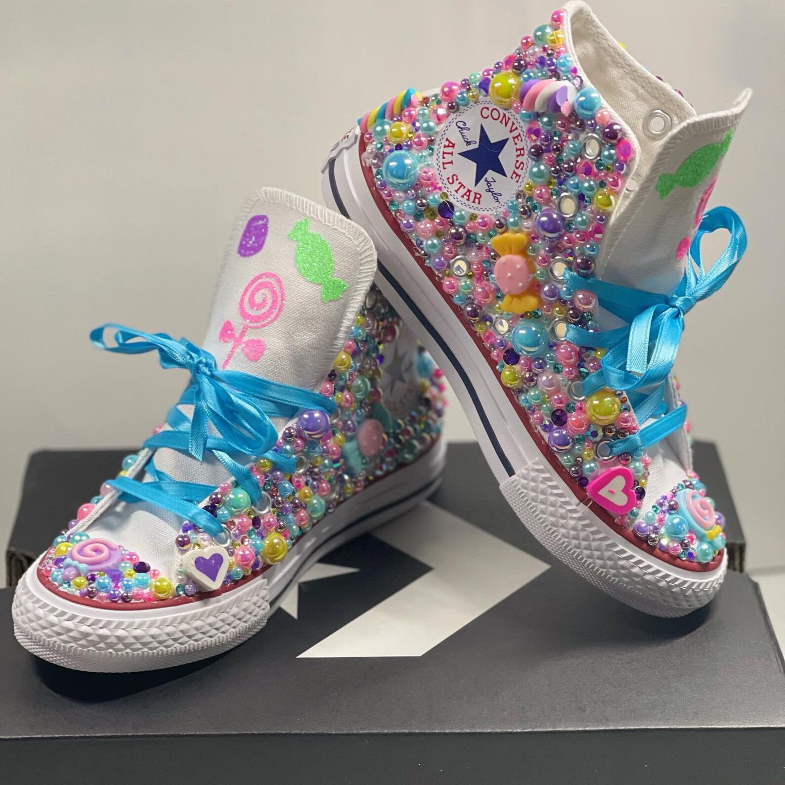 Candy Themed Converse - Etsy