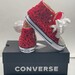 Custom Classic Red Converse - Etsy