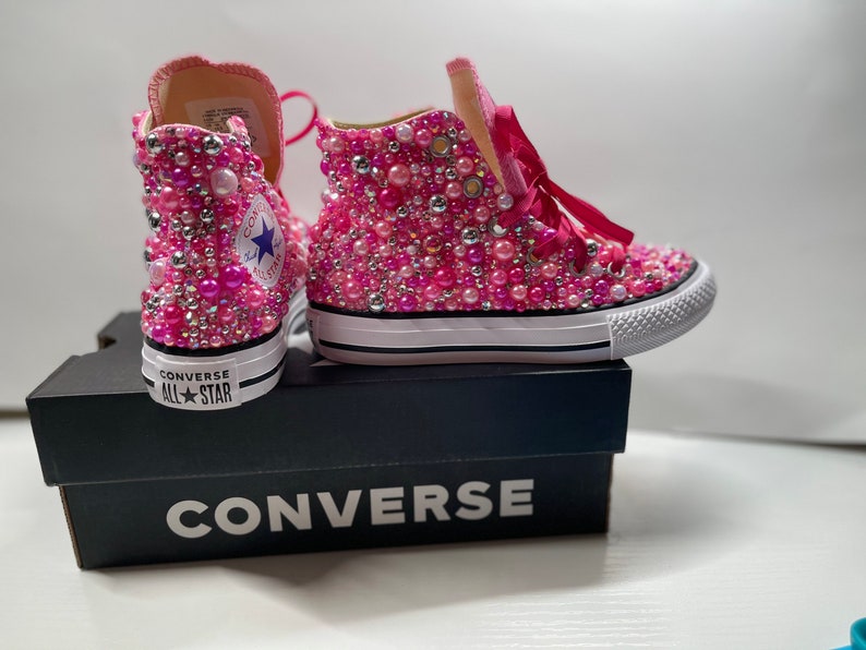 Shades of Pink Custom Converse - Etsy