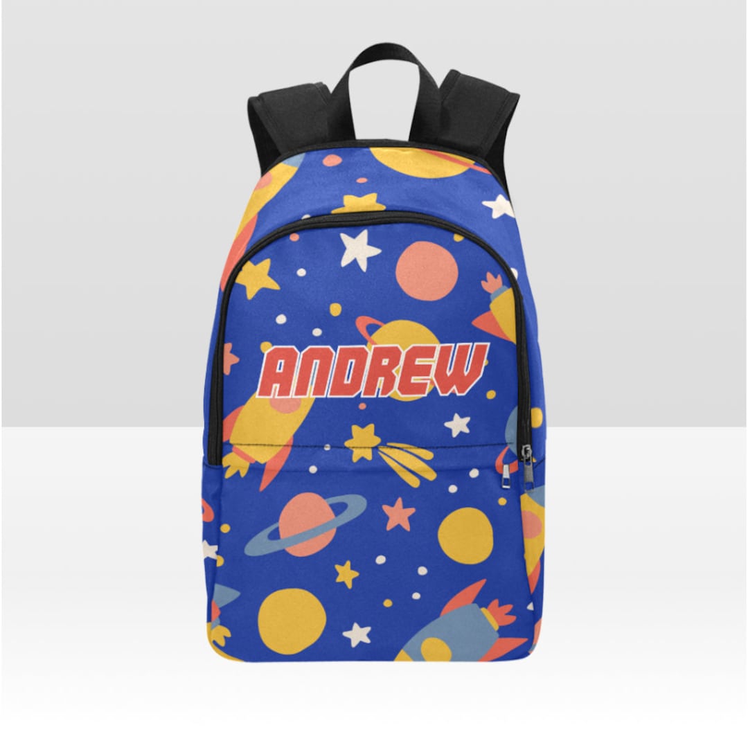 Personalized Blue Galaxy Backpack - Etsy