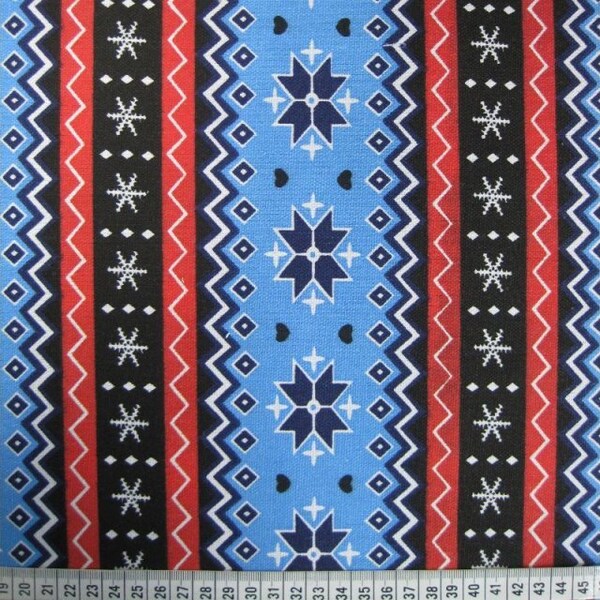 Aztec Print Fabric - Etsy UK