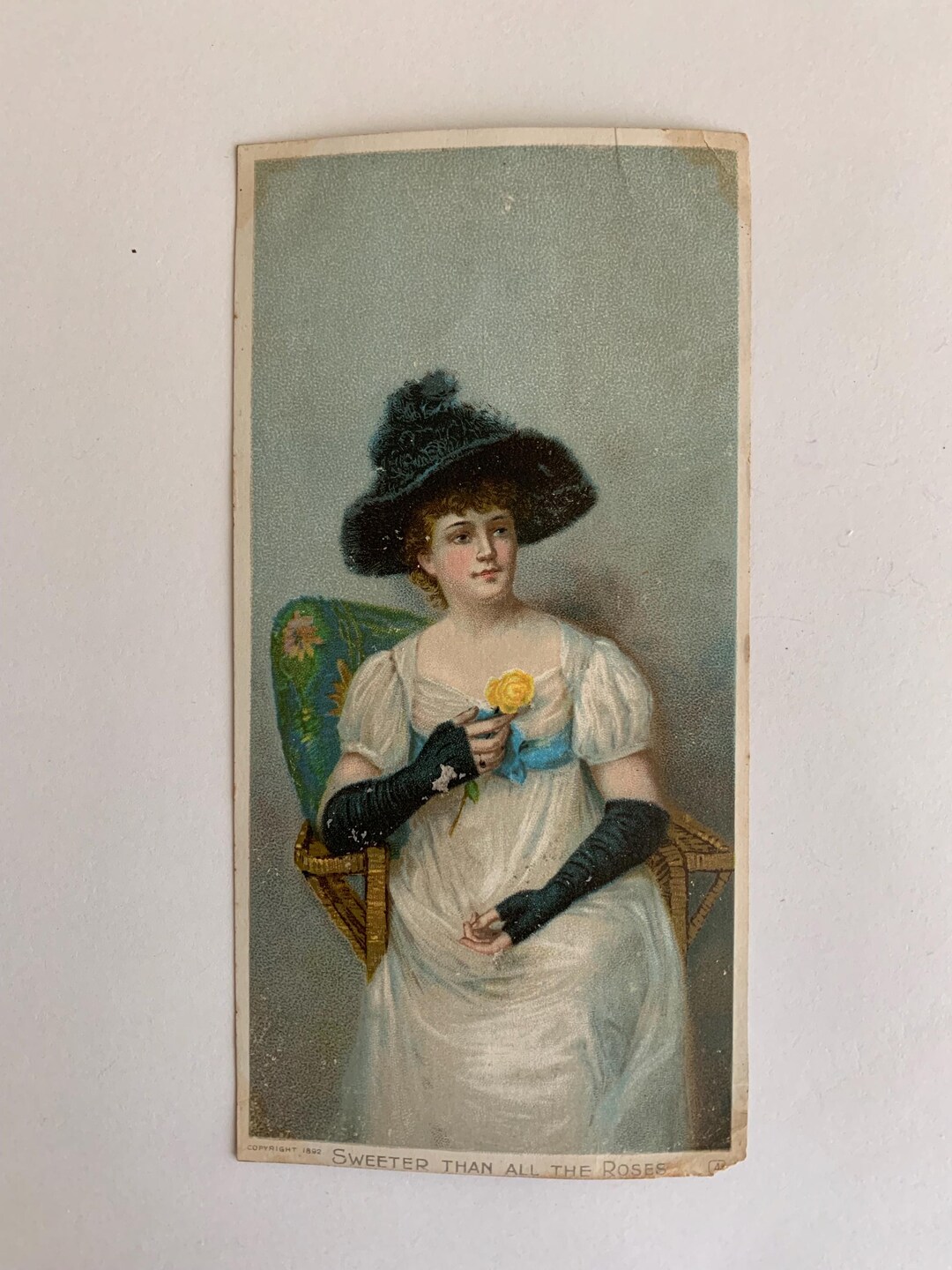 Victorian Trade Card - Newsboy Plug Tobacco Advertisement - Etsy