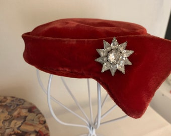 Velvet Hat - Etsy