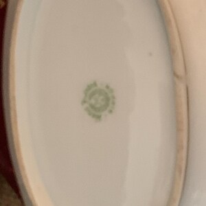 Nippon Morimura Bros Hand Painted Oval Porcelain Dish, Nippon Dish With ...