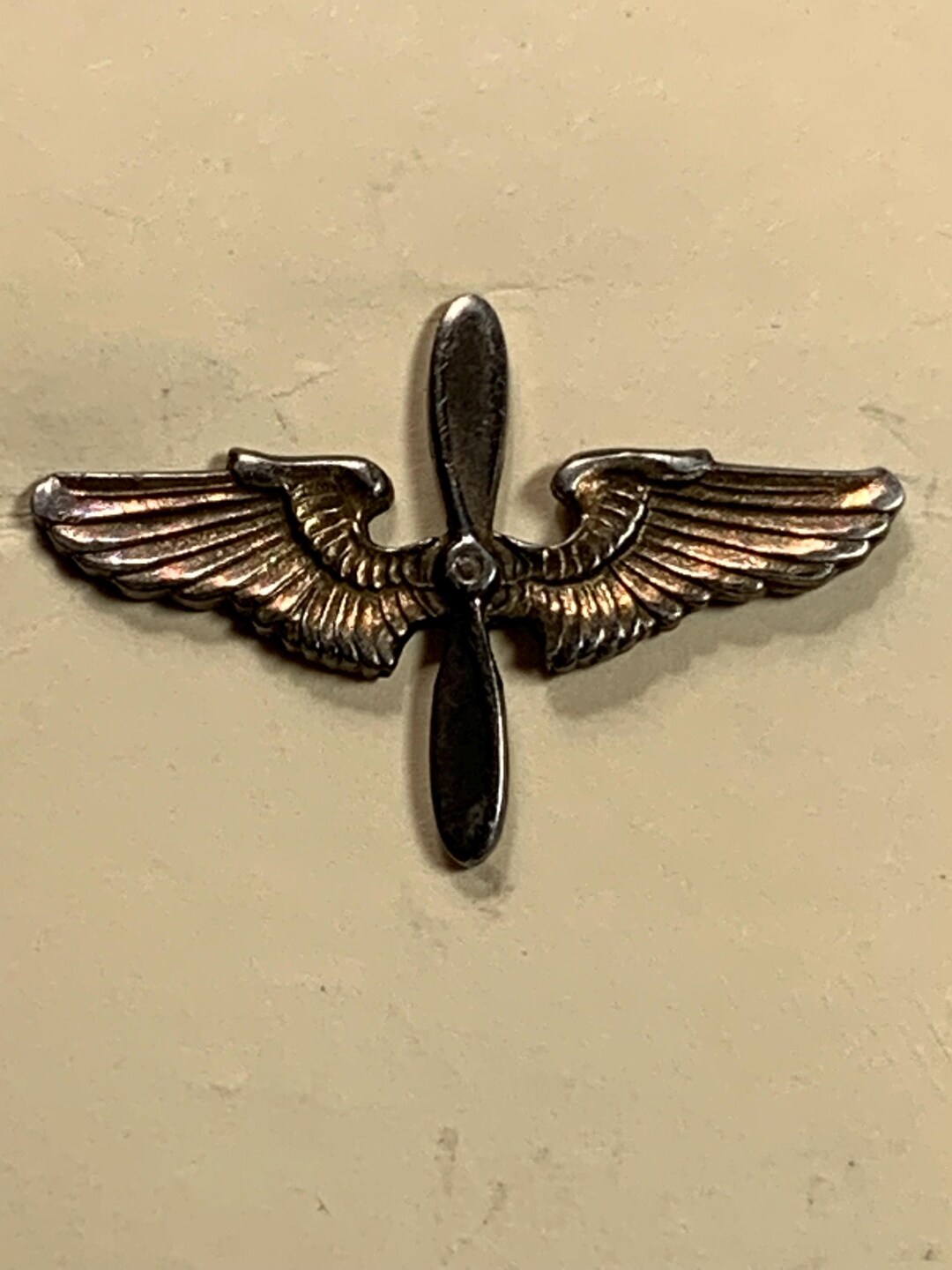 Sterling Silver Aviator Pin, World War II Sterling Silver Aviator Pin ...