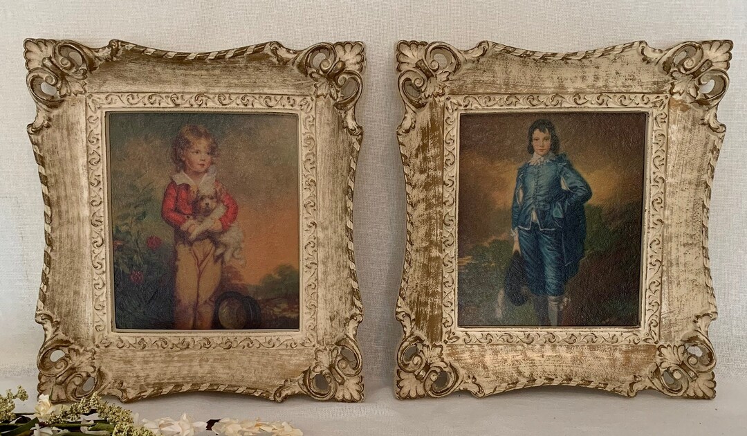 Midcentury Art Prints of Blue Boy and Master Simpson, Tmc-chicago ...