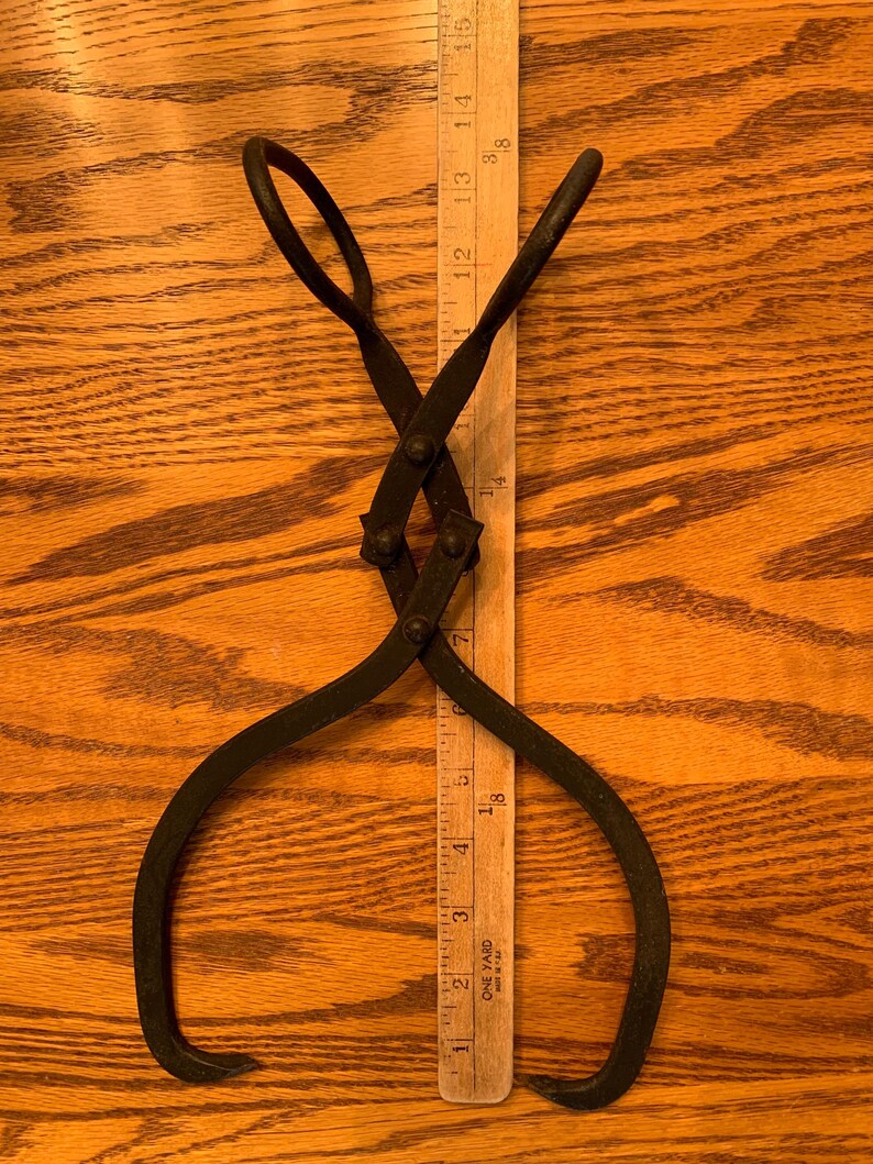 Vintage Cast Iron Ice Block Tongs - Antique Farmhouse Decor - Etsy