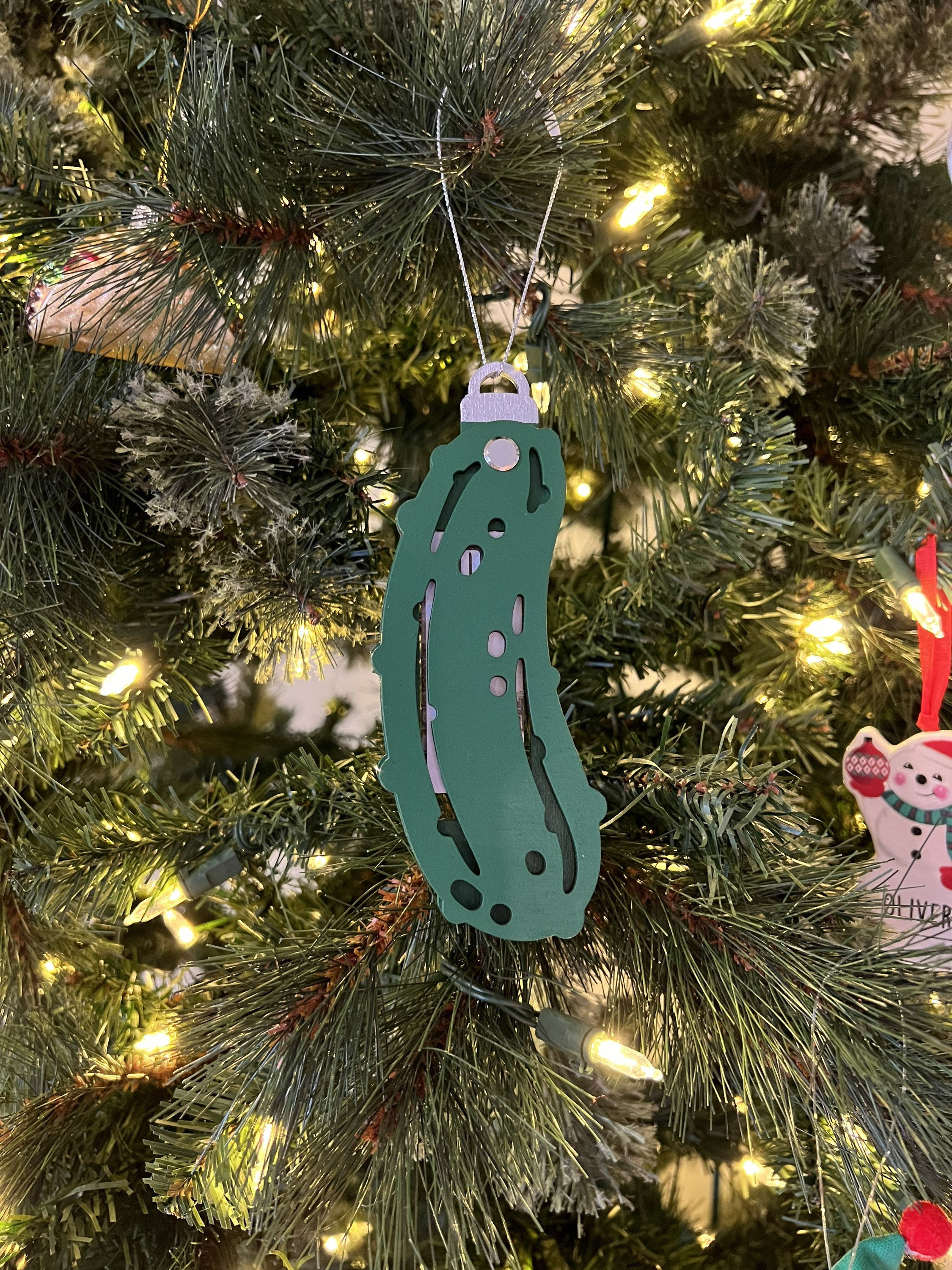 Christmas Pickle Ornament Cash Gift Storage Pickle - Etsy