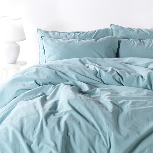 Chartreuse Yellow Linen Bedding Set / 1 Duvet Cover 2 - Etsy