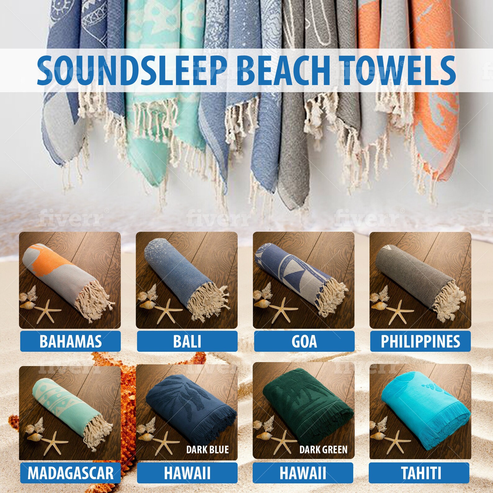 Philippines Beach Towel XL Beach Towel 100% organic cotton | Etsy