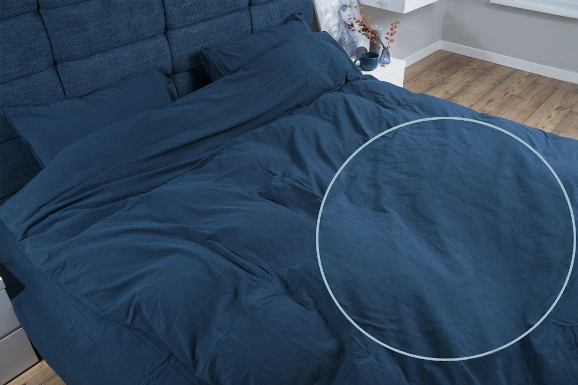 Stone Washed Bedding Set: 1 Duvet Cover 2 Pillow Cases - Etsy UK