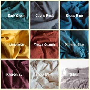 Stone Washed Bedding Set: 1 Duvet Cover 2 Pillow Cases - Etsy UK