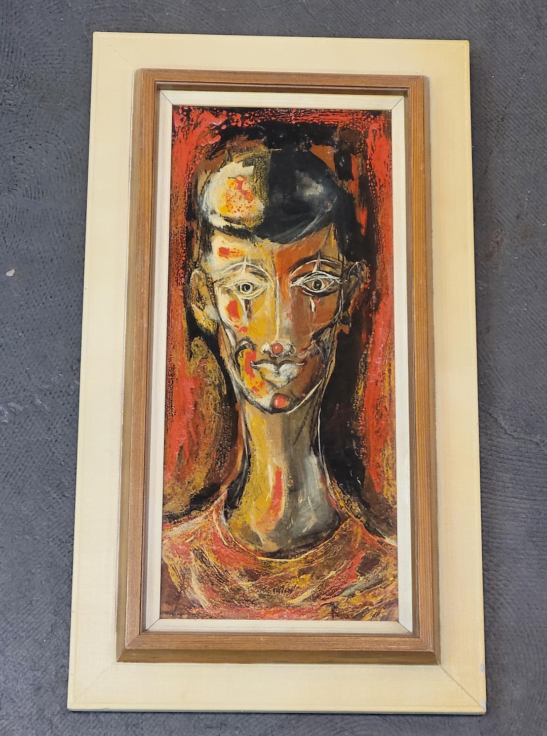 Wonderful MCM Vintage Original Painting by Edna Reindel Signed and ...