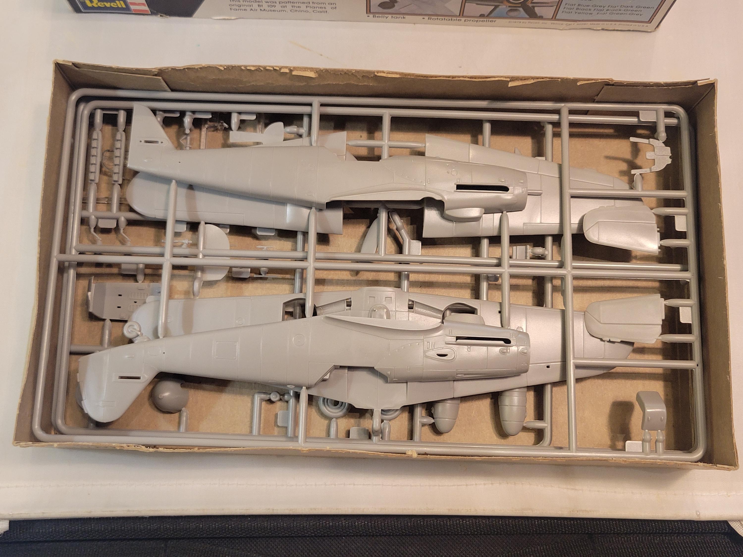Vintage 1/48 Scale Messerschmitt Bf 109 Model Kit Complete - Etsy