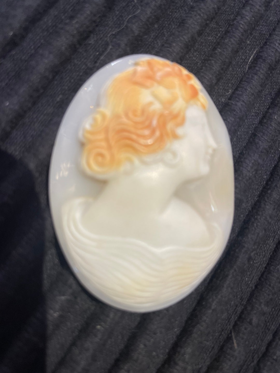 Early 19th Century Shell Cameo Cab Beautiful Two Tone Hair. Unset - Etsy