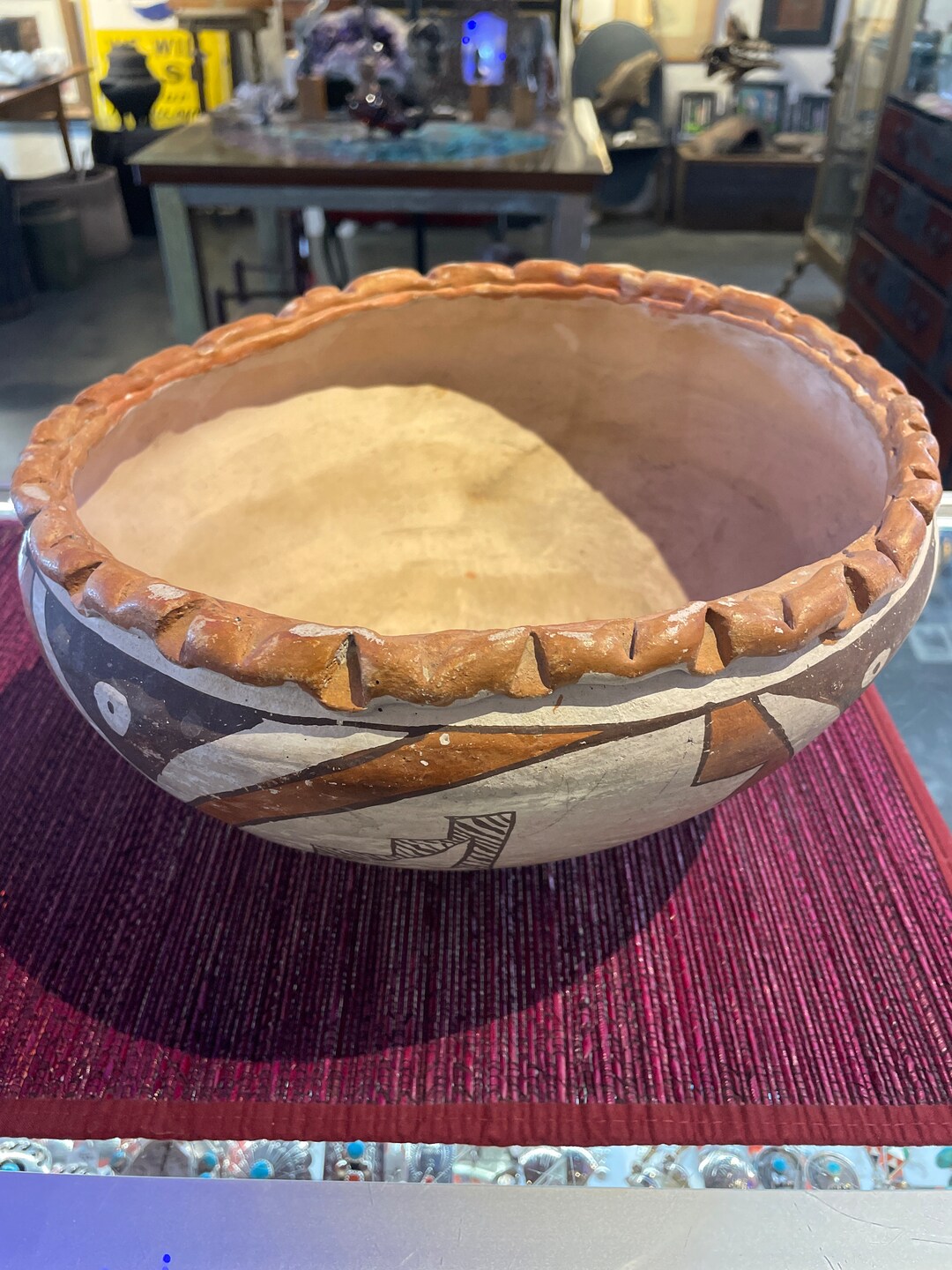 Antique Acoma Pot 19th Century Native American Indian Large 11.5 Inches ...