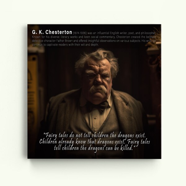 Chesterton Quote - Etsy