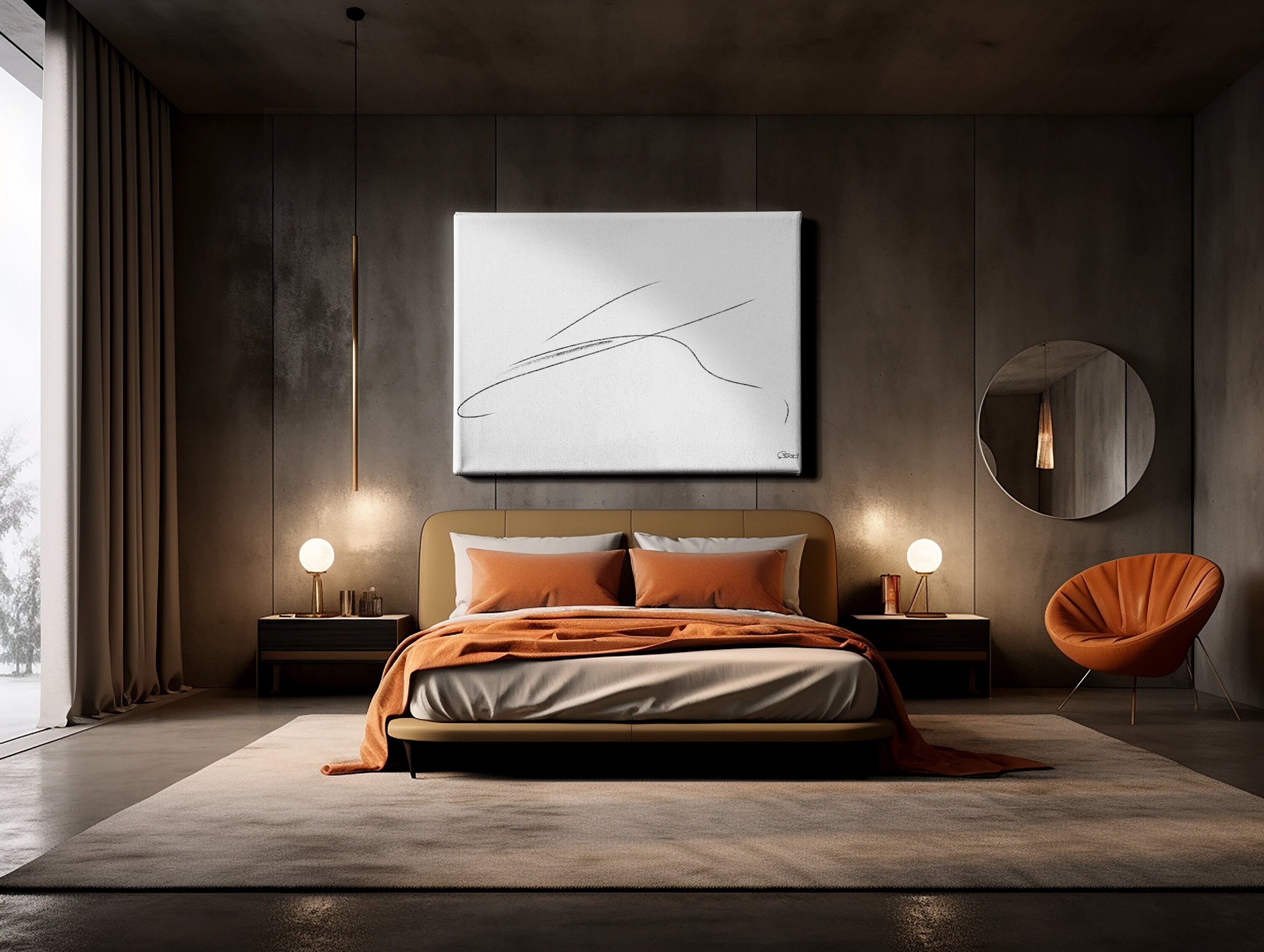 Artistic Flow and Grace | Minimalist Lines | “FLUIDITY” | Abstract ...