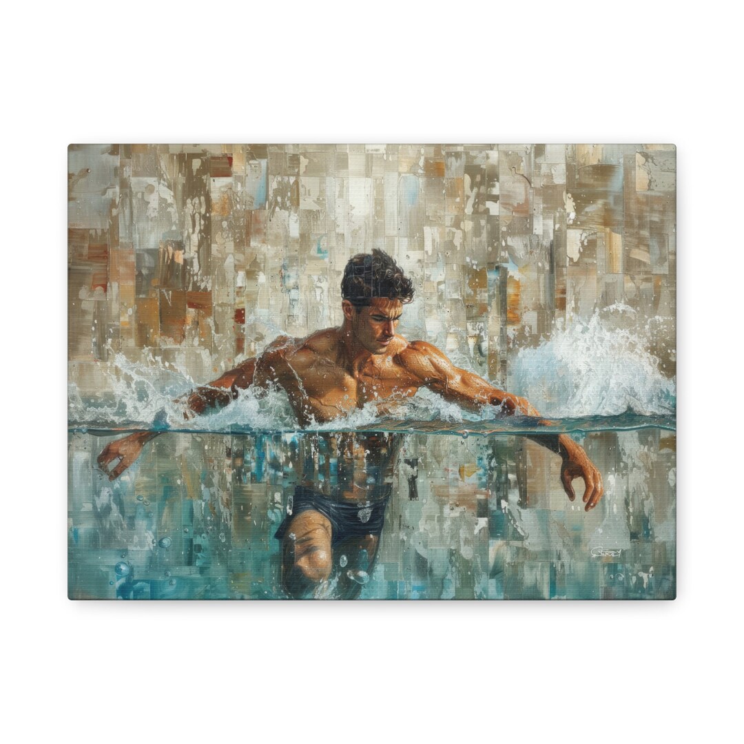 Vibrant Water Art bathe by Christofer Tracy - Etsy