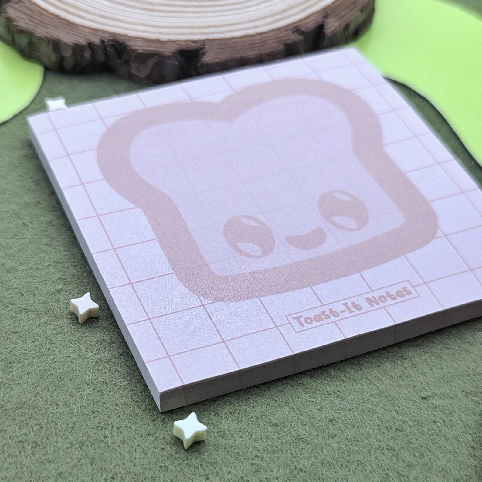 Toast-it Sticky Notes | Cute Food Stationery | Memo Note Pad - Etsy