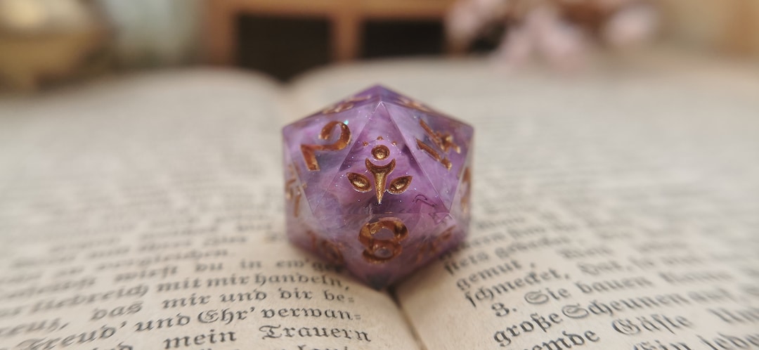 Aurora Arcane Singel D20 Dice TTRPG Dnd - Etsy