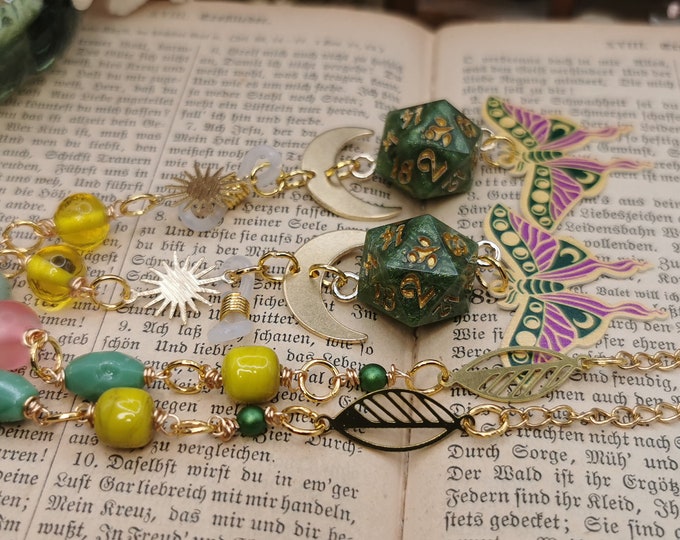 Flying Through Summernights - D20 Glasses / Mask Chain Dnd TTRPG - Etsy