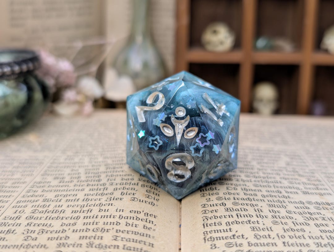 Raining Stars Chonker D20 Single Dice TTRPG Dnd - Etsy
