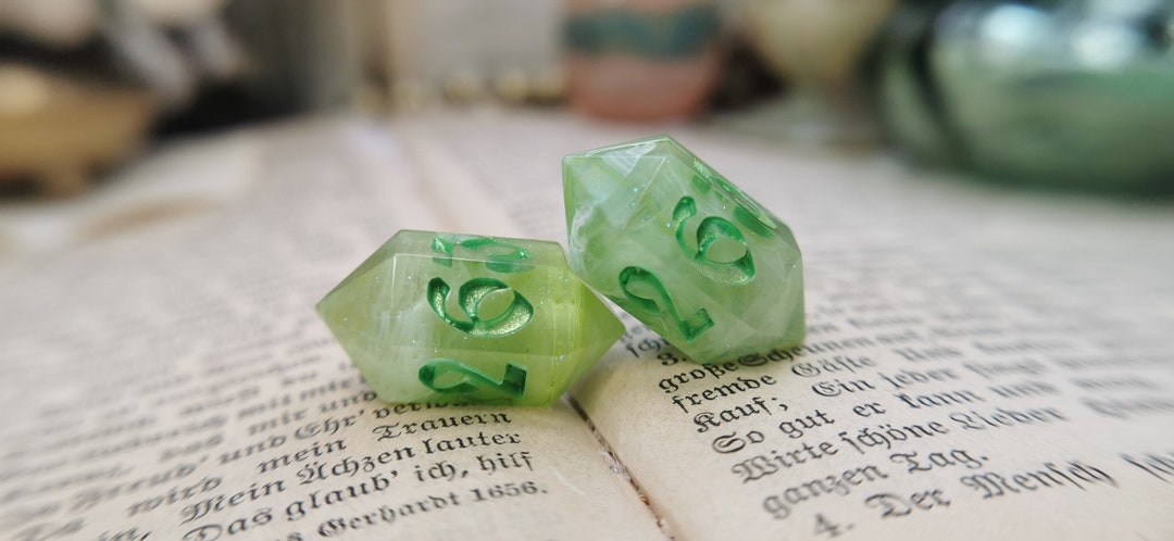 Necromancer's Nightfall 2d6 Dice TTRPG Dnd - Etsy
