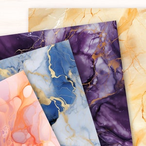 Marble Digital Print Marble Digital Paper Seamless Patterns 300 DPI ...