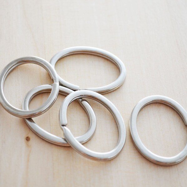 Oval Key Ring - Etsy