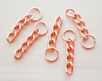 Rose Gold Key Chain | Etsy