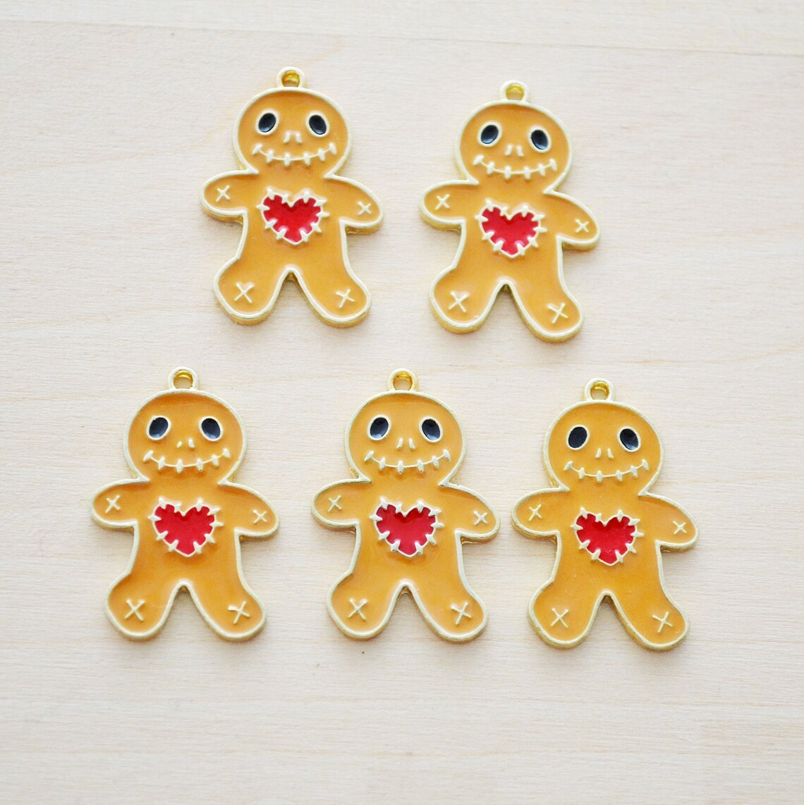 Gold Voodoo Doll Charms Spooky Voodoo Charms Cute - Etsy