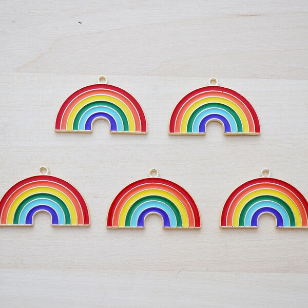 Rainbow Charm - Etsy