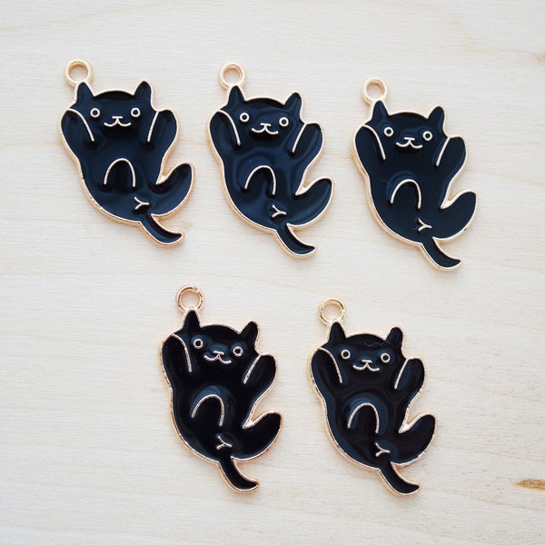 Black Enamel Jewelry - Etsy