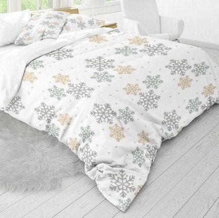 Snowflake Comforter Set - Etsy