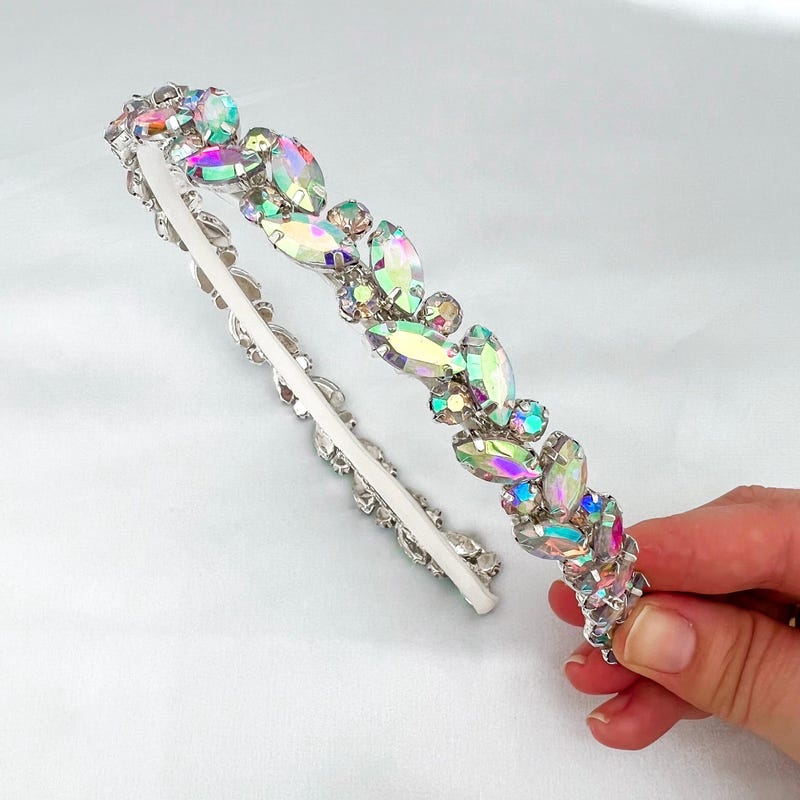 Rhinestone Headband - Etsy