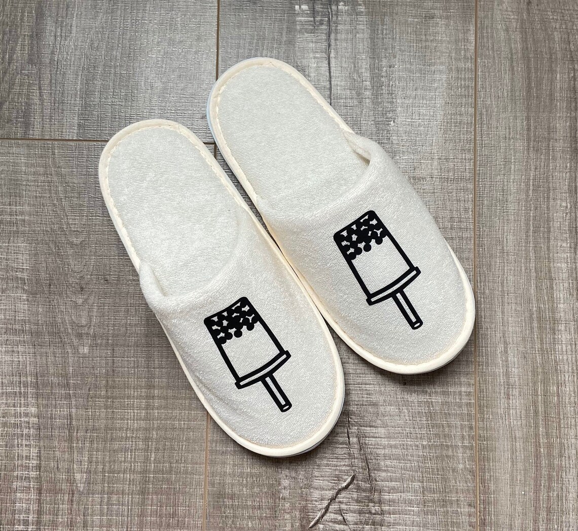 Boba Milk Tea House Slippers comfy Washable - Etsy