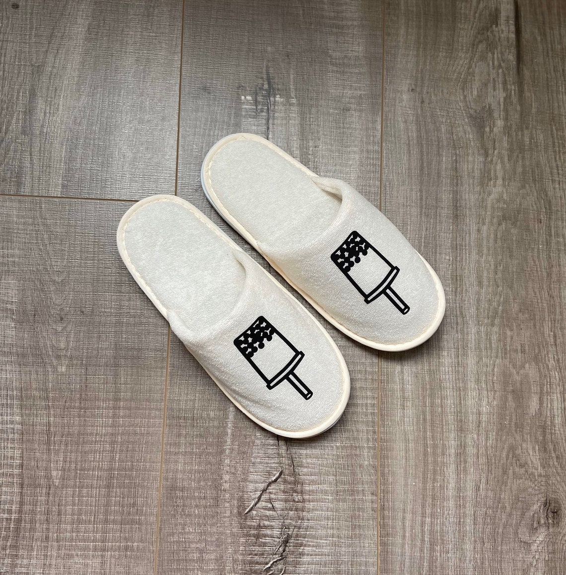Boba Milk Tea House Slippers comfy Washable - Etsy