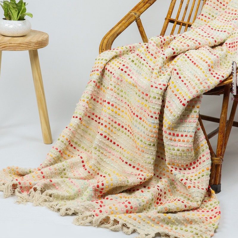 Multi Colored Throw - Etsy