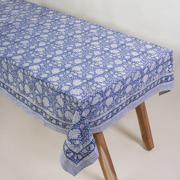 Block Print Tablecloth - Etsy