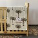 Handmade Palm Tree Baby Quilt: Organic Cotton Boho Blanket, Boho ...