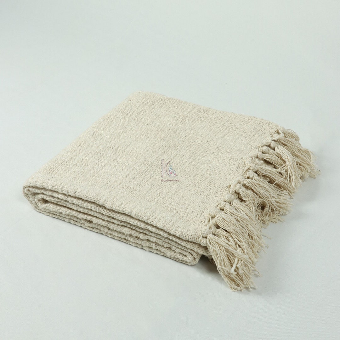 Cotton Throw, Indian Soft Cotton Throw Blanket Sofa Décor Room Décor ...