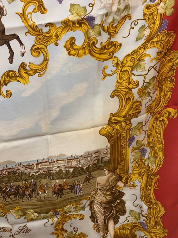 Mariano Rubinacci, vintage collection silk scarf - Gem